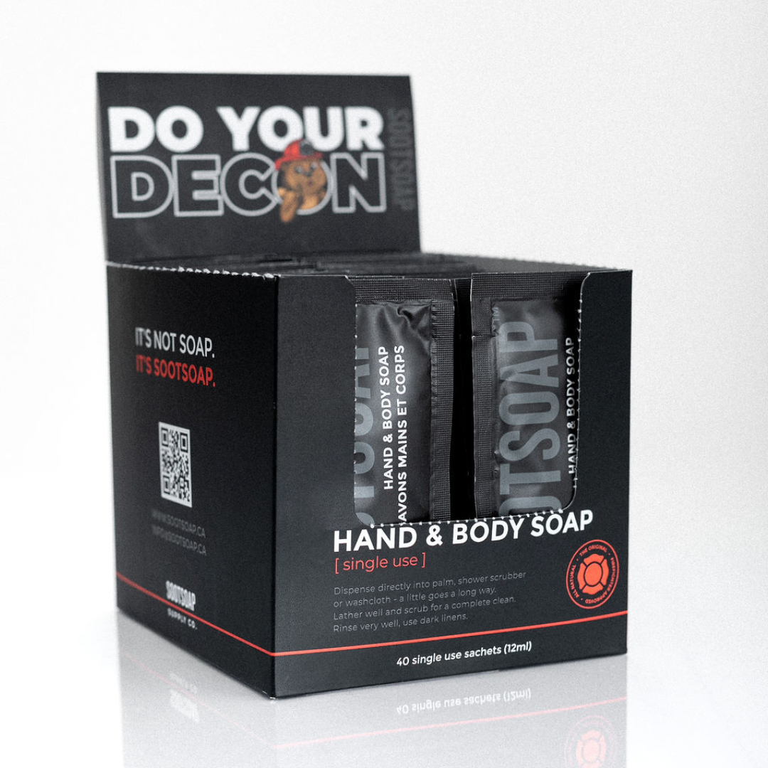 Single Use Sachets | Decontaminating Hand & Body Soap | CASE of 8 ...