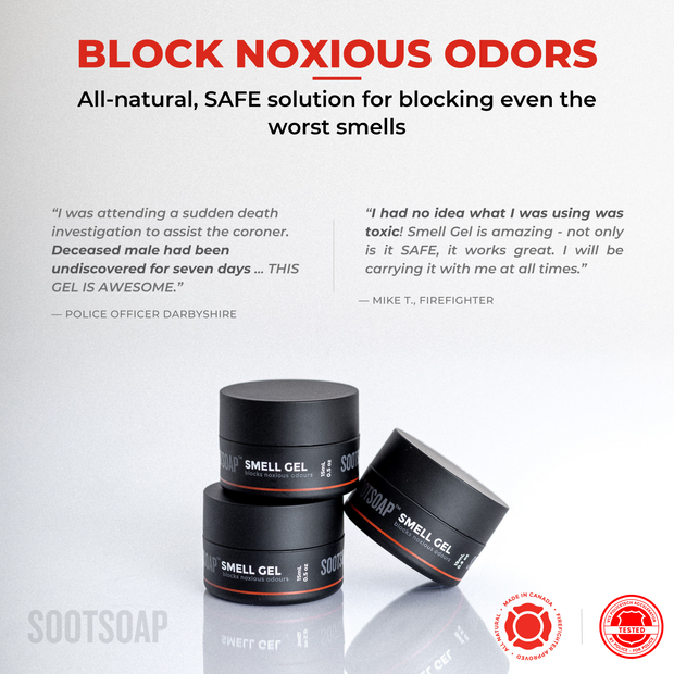 NEW! Smell Gel | Block Noxious Odors – Sootsoap