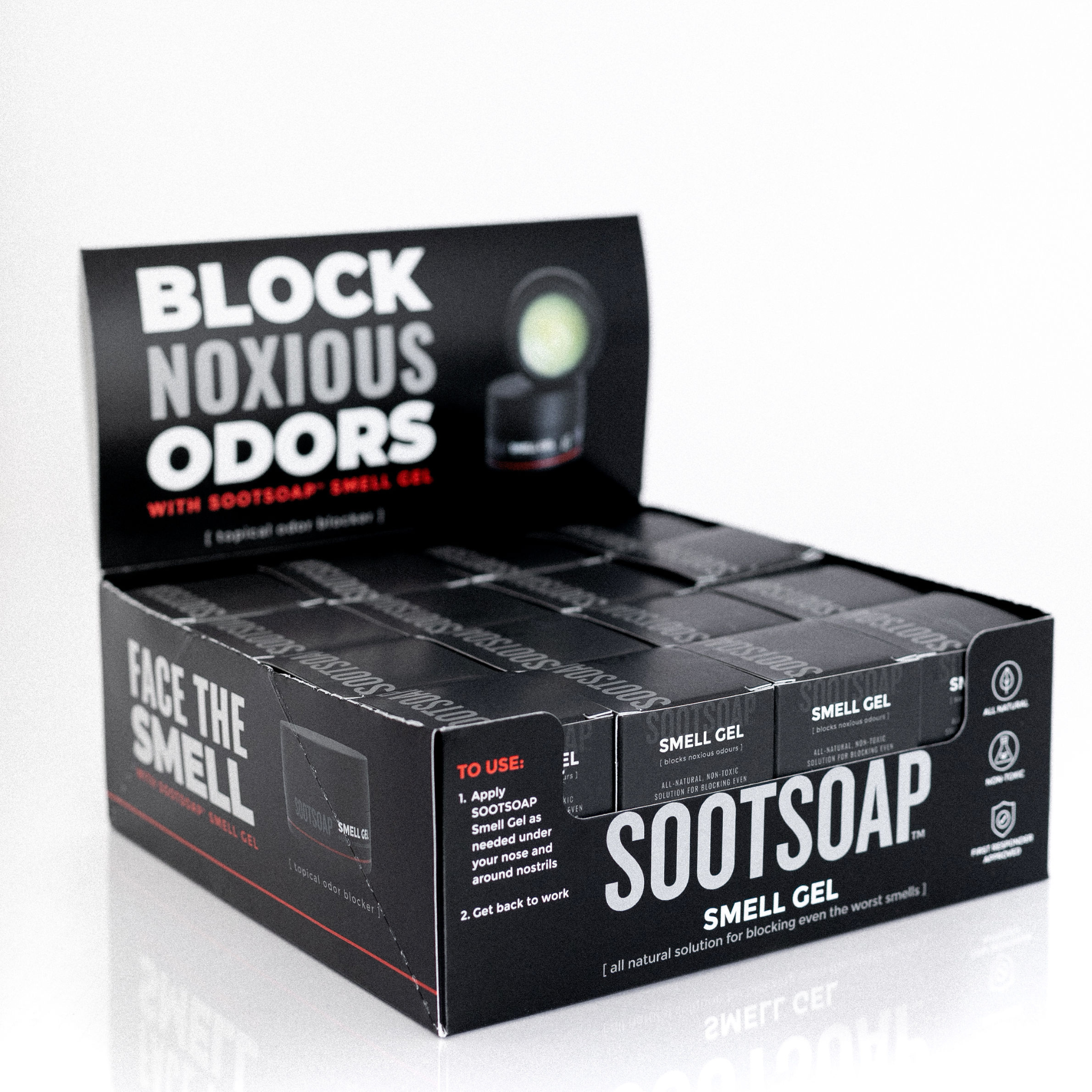 NEW! Smell Gel | Block Noxious Odors – Sootsoap